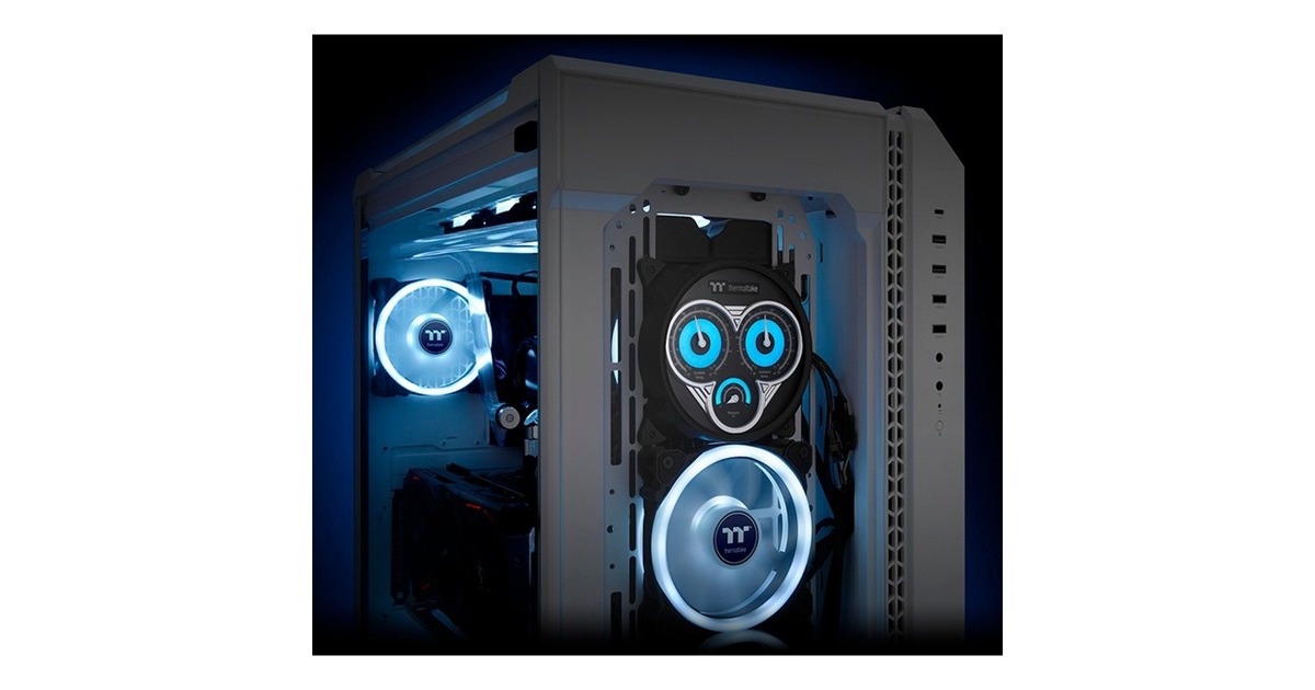 Thermaltake Pacific TF3 Liquid Cooling System Dashboard, Bundle Noir