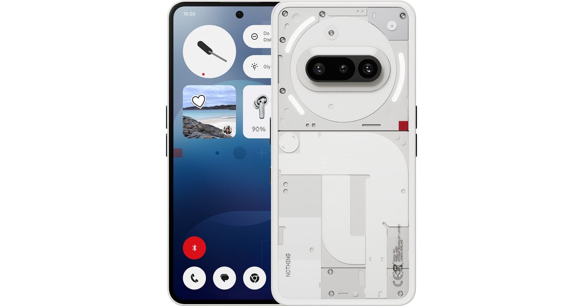 Nothing Phone (3a), Smartphone Blanc