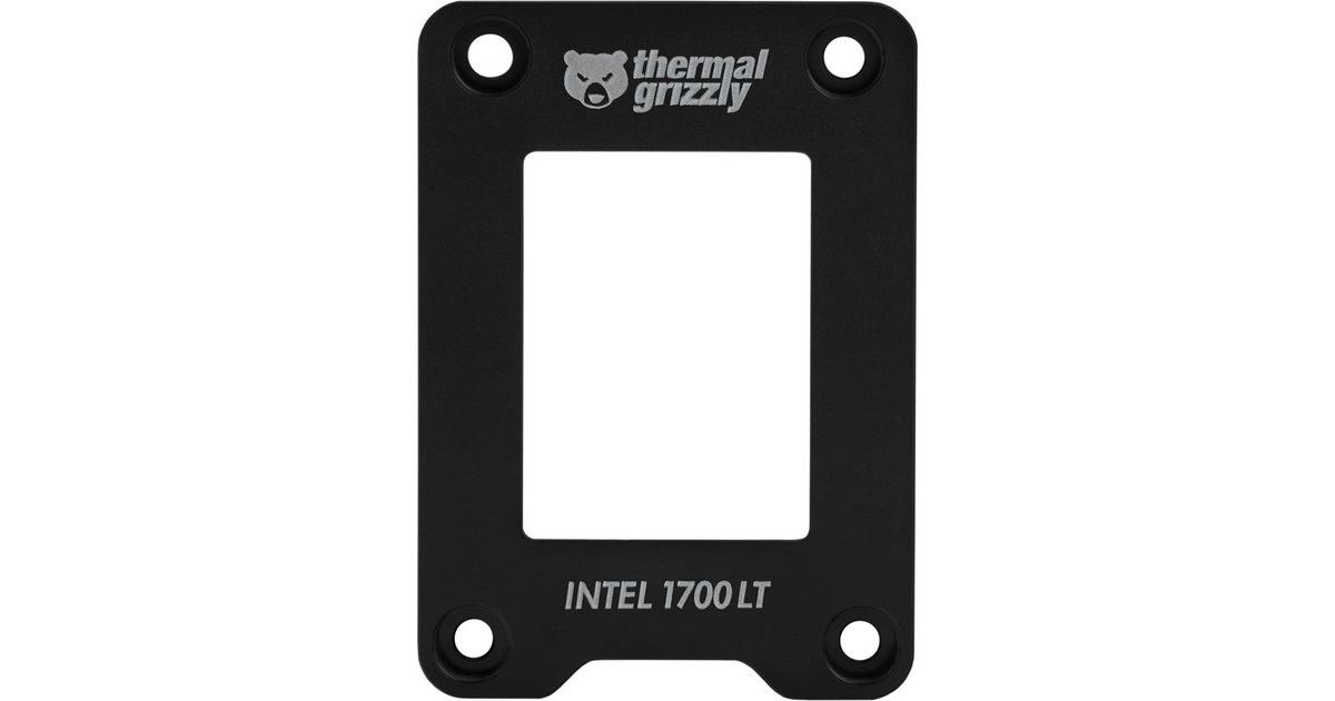 Thermal Grizzly CPU Contact Frame Intel 1700 LT, Support Noir, pour les ...