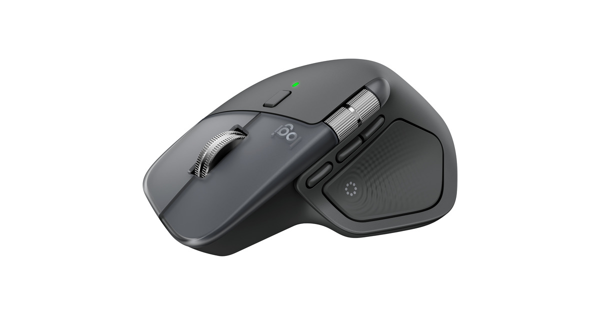 Logitech MX Master 4, Souris Graphite, 200-8000 dpi)