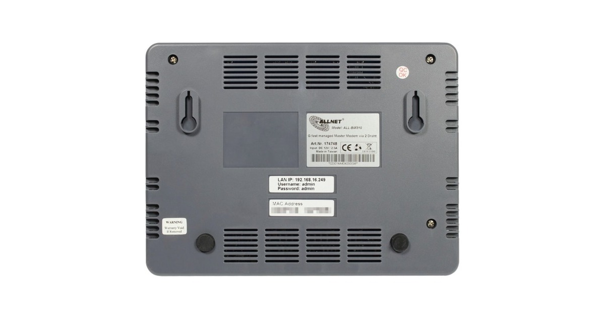ALLNET ALL-BM310, Modem