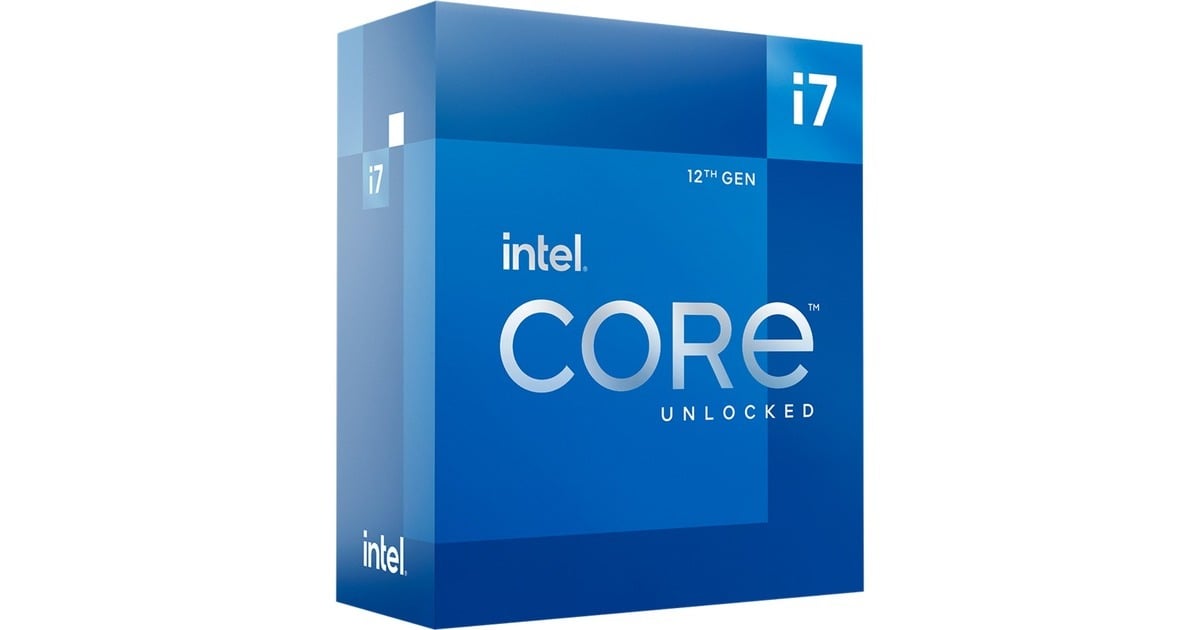 Intel® Core i7-12700K, 3,6 GHz (5,0 GHz Turbo Boost) socket 1700 ...
