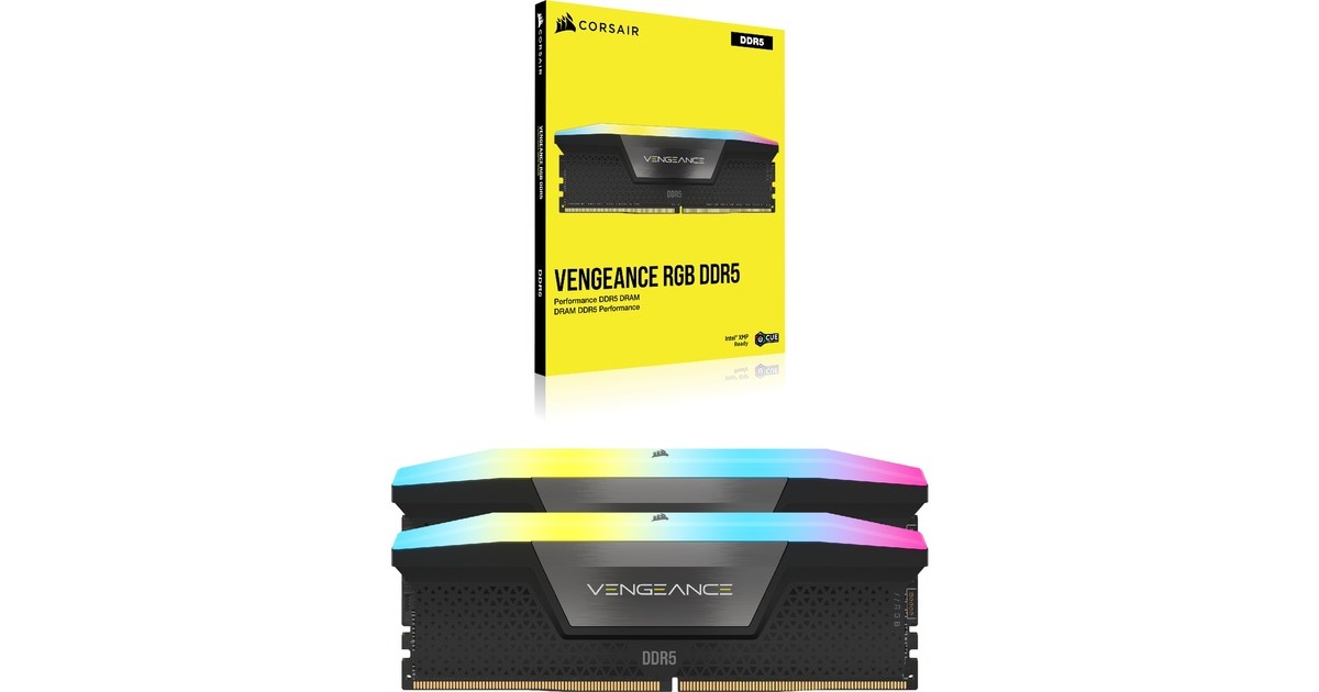 Corsair D532Go 6000-30 Vengeance RGo bk K2 COR, Mémoire vive Noir