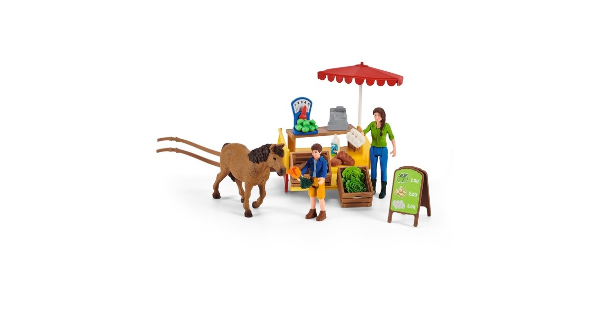 Schleich Farm World - Stand de ferme mobile, Figurine 42528