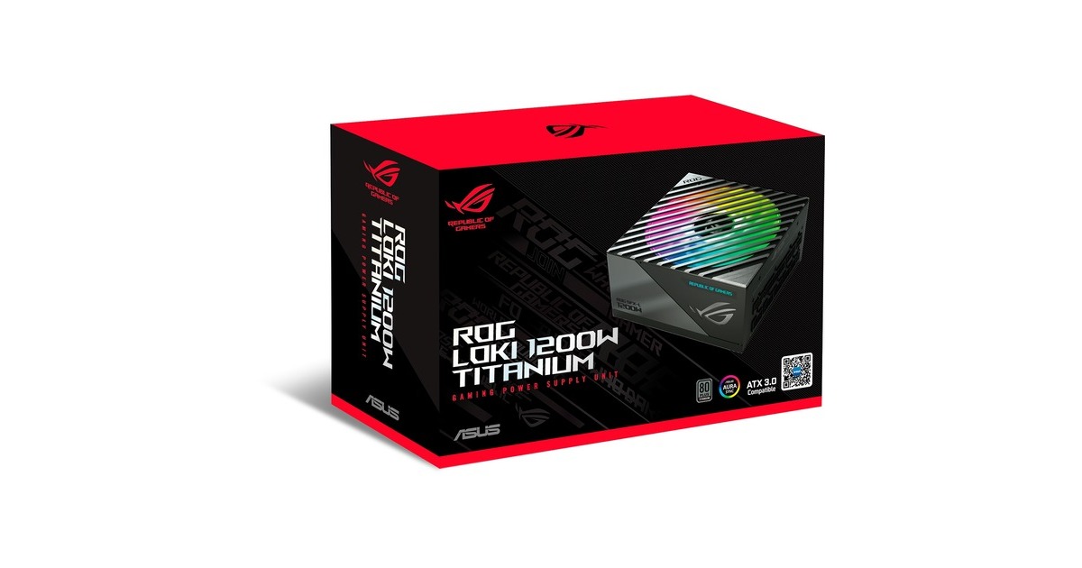 ASUS ROG Loki SFX-L 1200W alimentation Blanc, c1x 12VHPWR, 4x PCIe ...