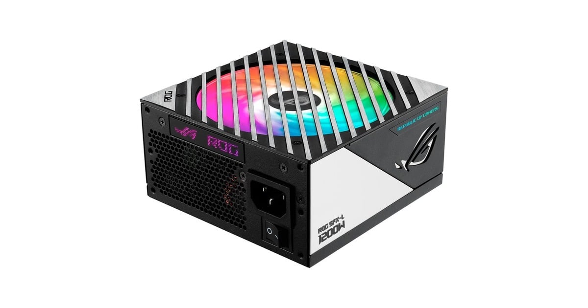 ASUS ROG Loki SFX-L 1200W alimentation Blanc, c1x 12VHPWR, 4x PCIe ...