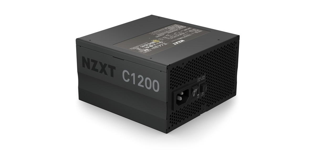 NZXT NZXT C1200 80+ Gold 1200W ATX alimentation Noir, 2x PCIe, Gestion ...