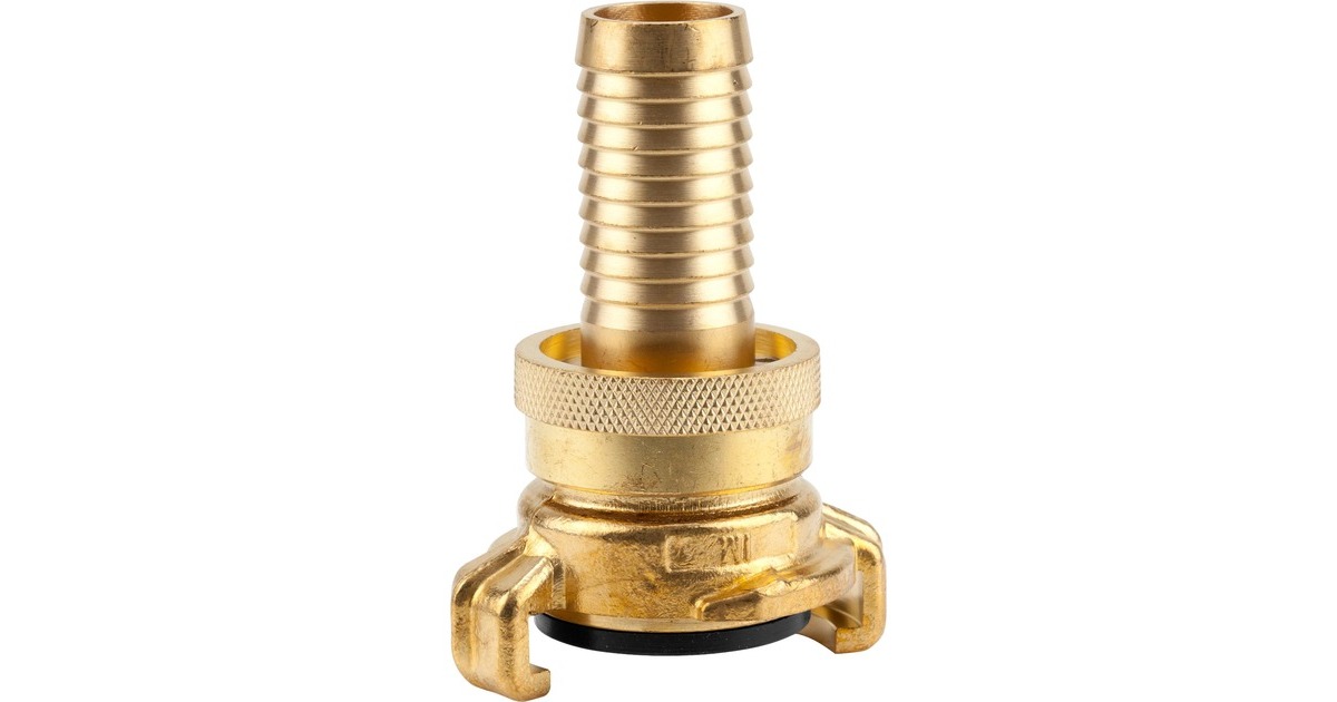 GARDENA Raccord d'aspiration et de haute pression, Raccord de tuyau Laiton attelage à griffes