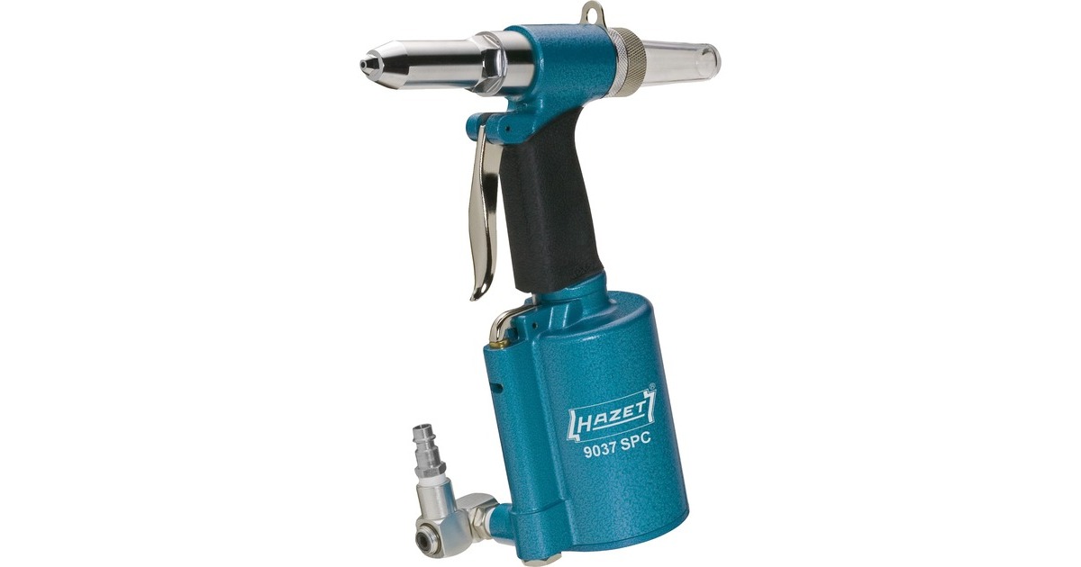 Hazet 9037SPC riveteuse, Pistolet de rivetage Bleu/Noir, 270 mm, 1,5 kg