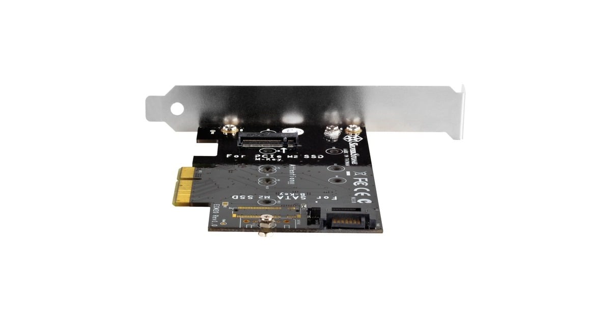SilverStone ECM20 carte et adaptateur d'interfaces Interne PCIe, SATA ...