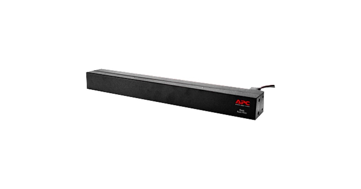 APC PDU de base pour rack 1U AP9565, Multiprise Noir