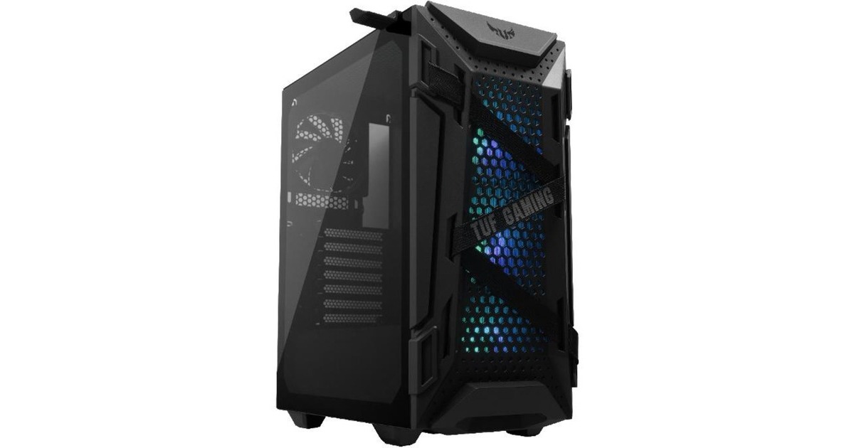 ASUS TUF Gaming GT301 boîtier midi tower Noir | 2x USB-A | RGB | Window
