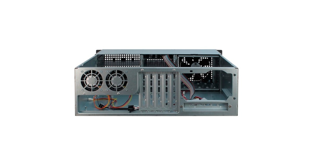 Inter-Tech 3U-30248 boîtier rack Noir | 2x USB-A