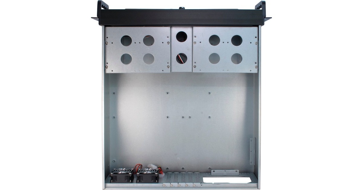 Inter-Tech 3U-3098-S boîtier rack Noir | 2x USB-A