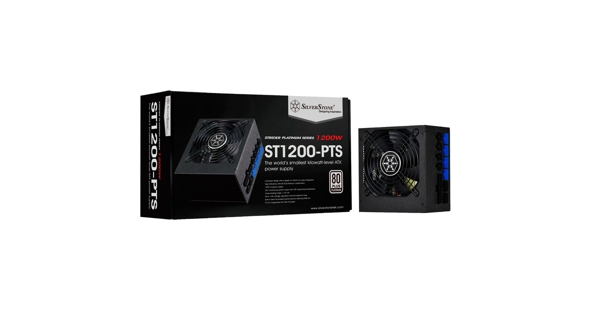SilverStone SST-ST1200-PTS, 1200 Watt alimentation Noir