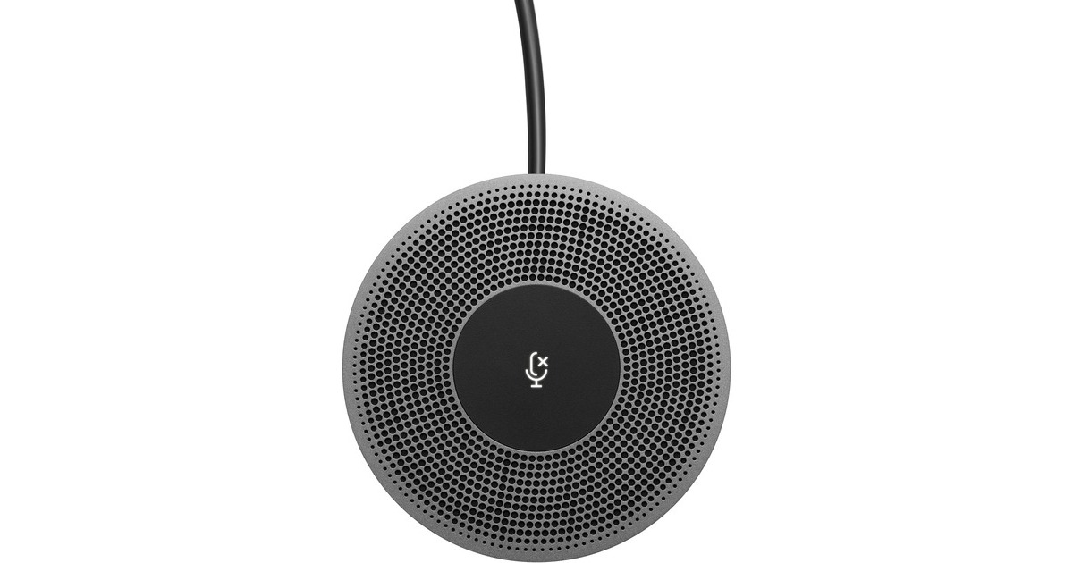 Logitech Extension microphones pour meetup Noir