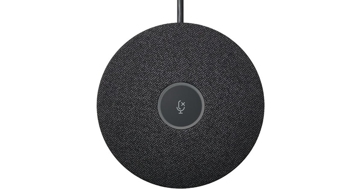 Logitech Rally Mic Pod Graphite Microphone de table Noir, Microphone de ...