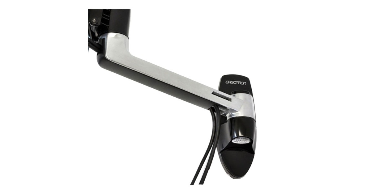 Ergotron LX HD Wallmount Swing Arm, Support mural Argent/Noir