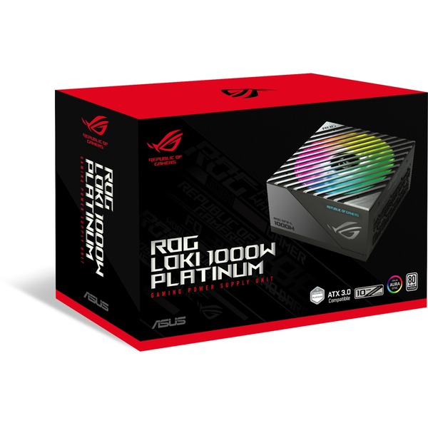 ASUS ROG Loki 1000W Platinum, Alimentation Noir