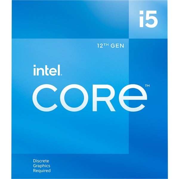 Intel® Core i5-12400F, 2,5 GHz (4,4 GHz Turbo Boost) socket 1700 ...