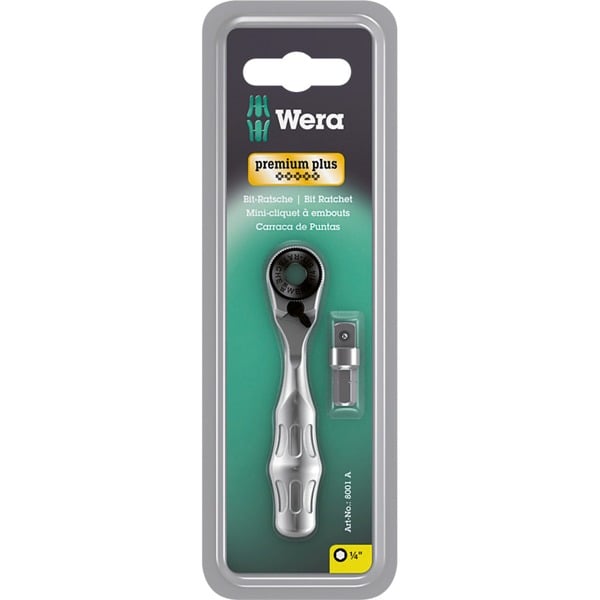 Wera Zyklop Mini 1 Mini-cliquet à embouts 1/4", Clè dynamométrique ...