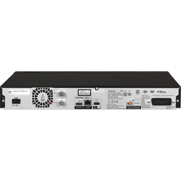 Panasonic DMR-BCT760/5 Noir, Enregistreur Blu-ray Noir, Noir, AVCHD, H ... Panasonic DMR-BCT760/5 Noir, Enregistreur Blu-ray Noir, Noir, AVCHD, H ...