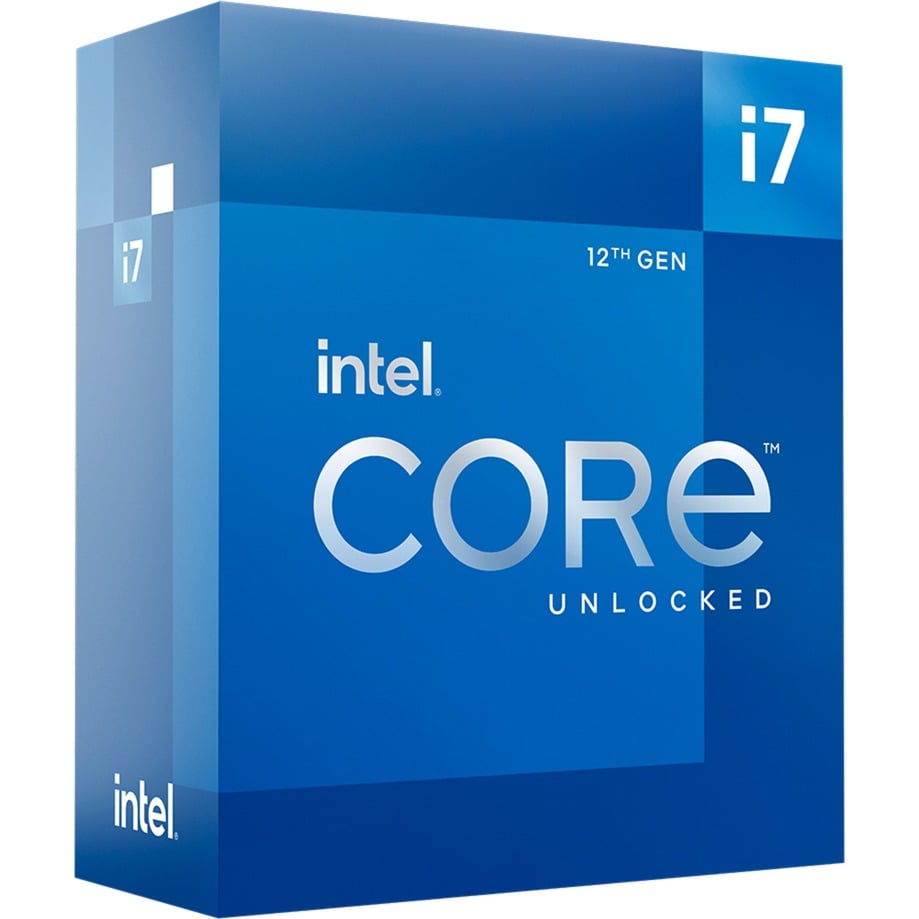 Intel® Core i7-12700K, 3,6 GHz (5,0 GHz Turbo Boost) socket 1700 ...